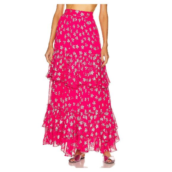 Rococo Sand | Skirts | Nwt Rococo Sand Silver Star Pattern Ruffle Vega ...